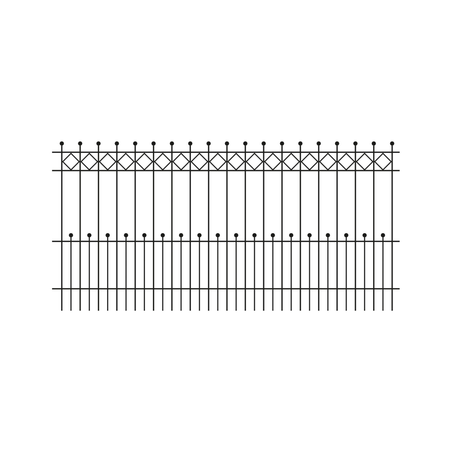 Pfostenkappe aus Aluminium mit Überstand für Pfosten 60/40 mm - zaunplanet
